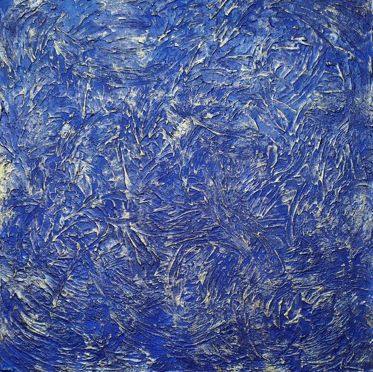 Golden blizzard Painting by Lana Vereschcagina | Saatchi Art