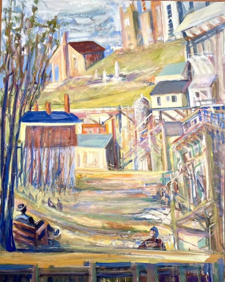 The Sandlot Painting by george bougher | Saatchi Art