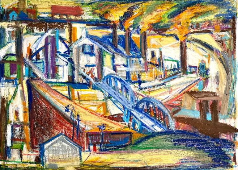 Southside Painting by george bougher | Saatchi Art