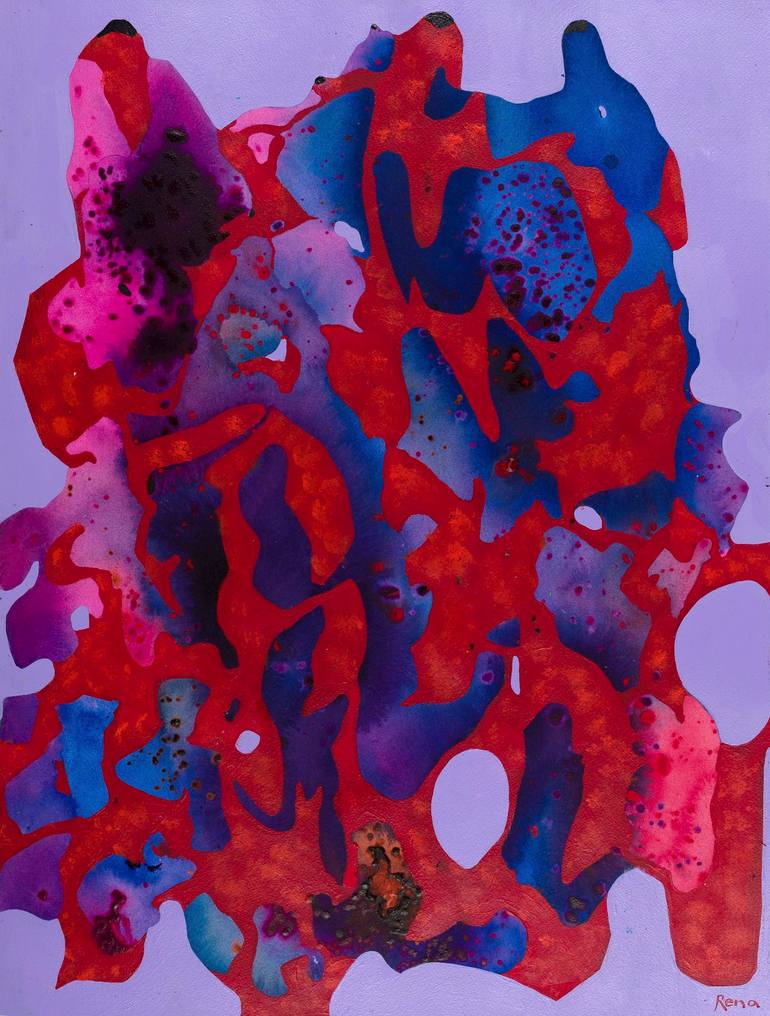 Scramble Painting by rena southern | Saatchi Art