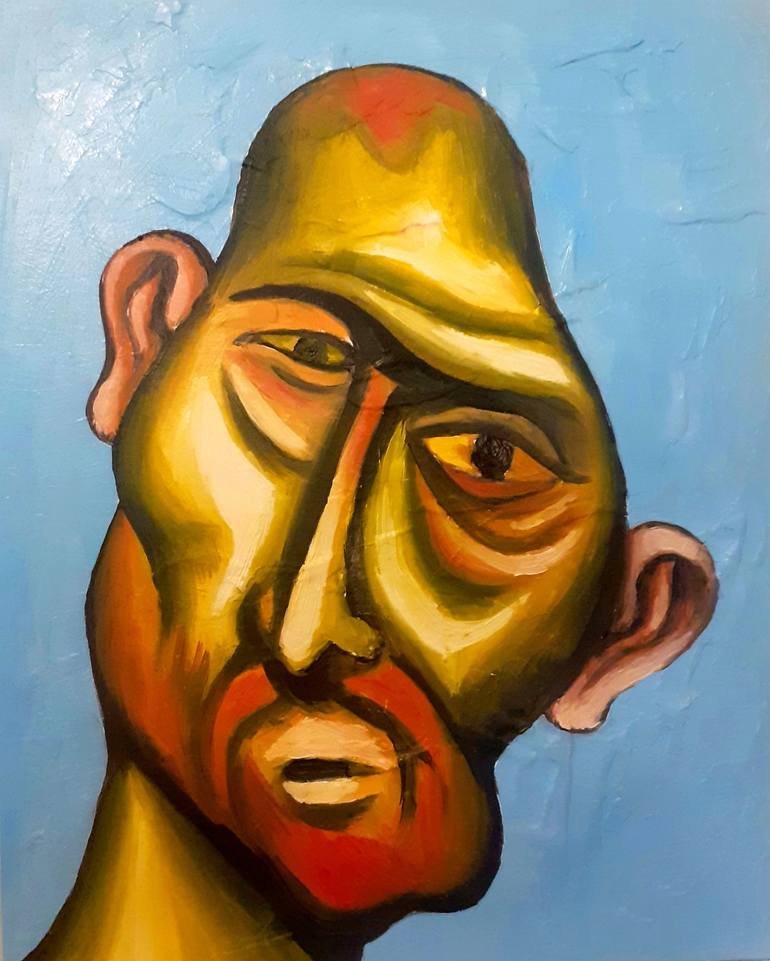 Self Portrait III Painting by Robert Kavanagh | Saatchi Art