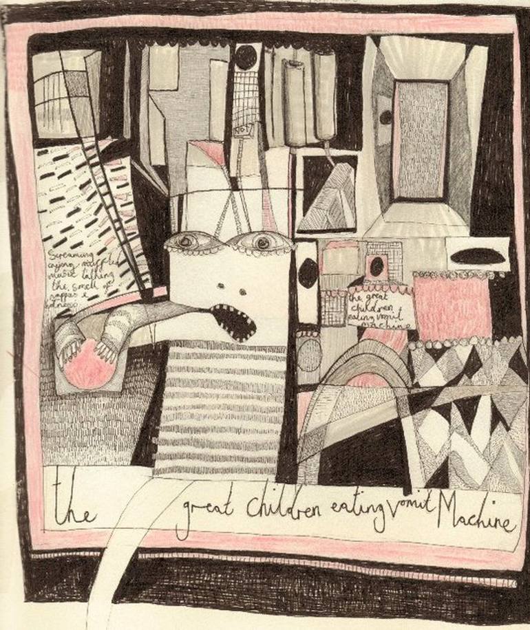 The Great Children Eating Vomit Machine Drawing by Abi Whitehouse ...