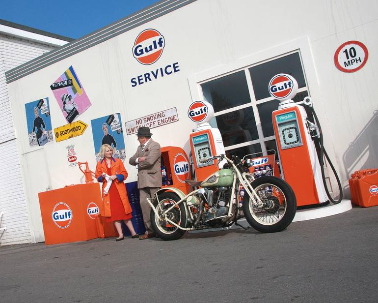 Gulf Station Photography by Cindy Stern | Saatchi Art