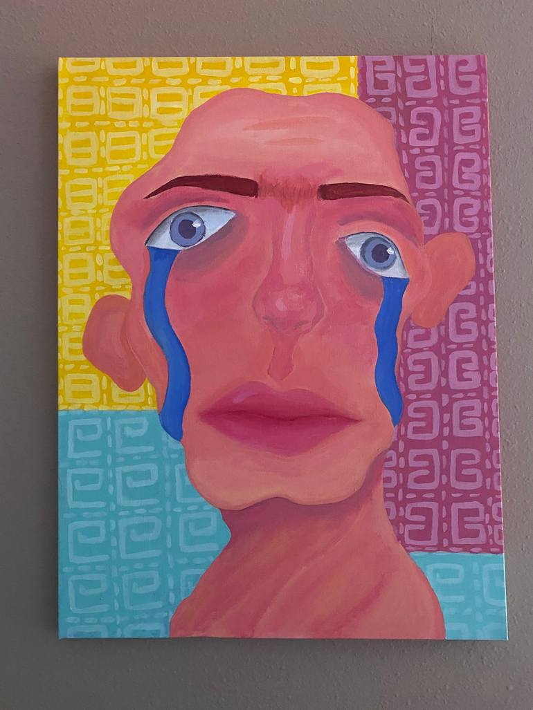 Distorted Features Painting by Kylie Burke | Saatchi Art