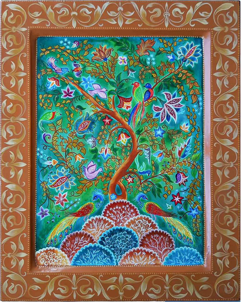 The Tree of Life - Paradise Painting by Alina Smolyansky | Saatchi Art