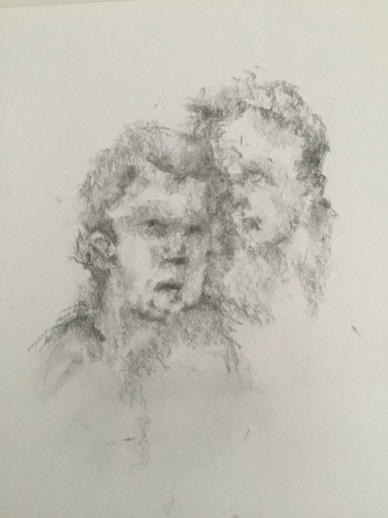 Slander Drawing by Dan Peled | Saatchi Art