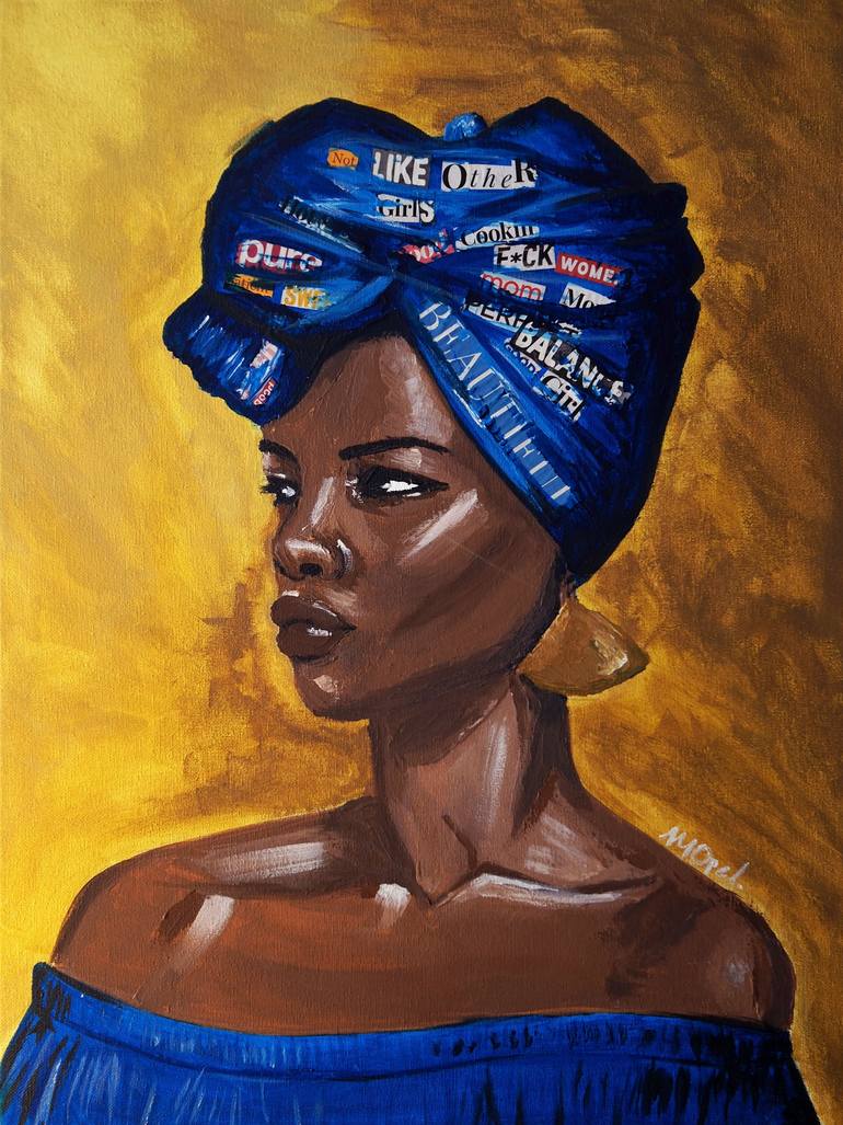 Not Like Other Girls Painting by Mariam Opel | Saatchi Art