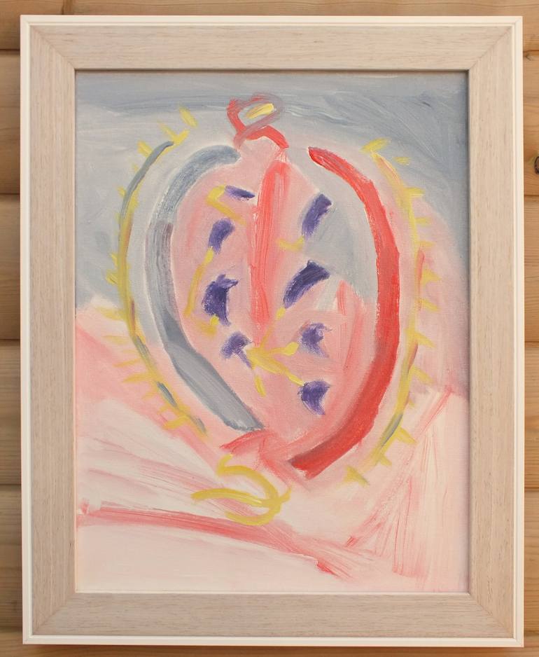 Original Organic Abstract Painting - This Heart of Mine, Framed, Fraser ...
