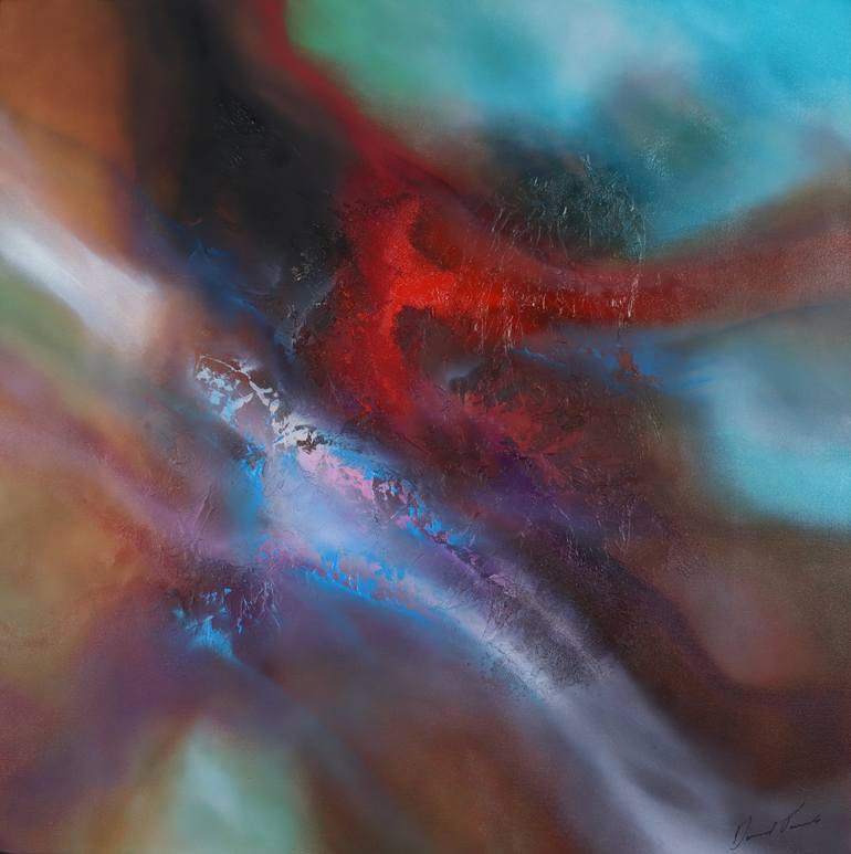 'Dispelling Darkness' Painting by Daniel James | Saatchi Art