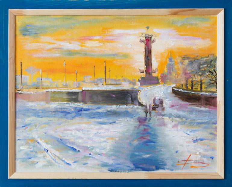 Saint-Petersburg Painting by Nikolaj Fomin | Saatchi Art