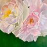 Peonies Painting by Ilze Ergle-Vanaga | Saatchi Art