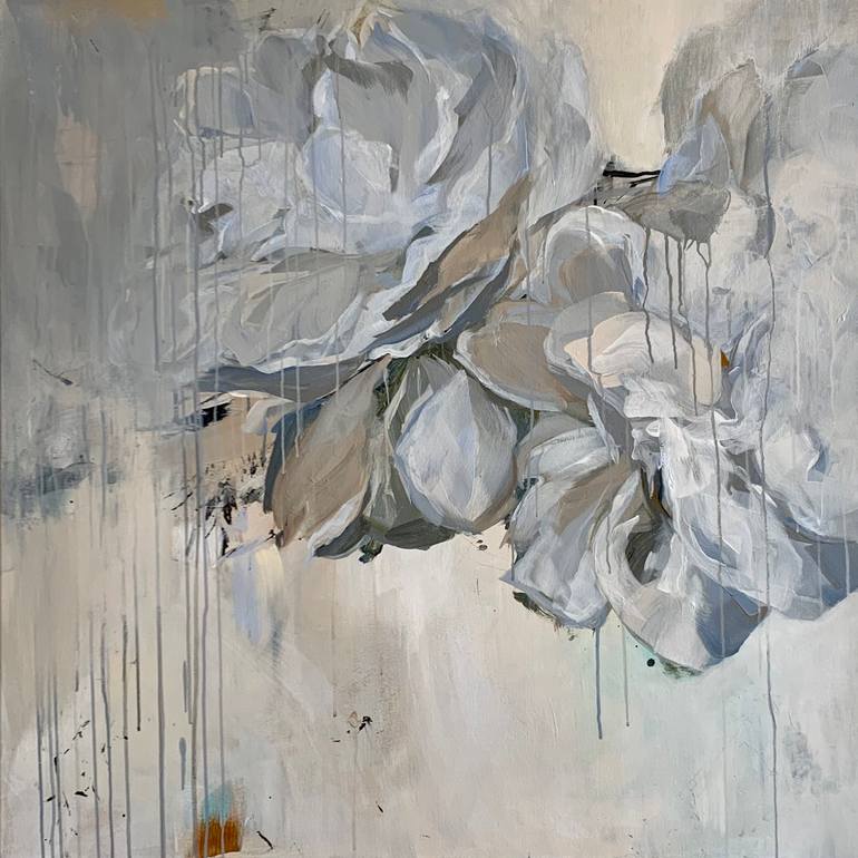 Too late... abstract flower painting Painting by Ilze Ergle-Vanaga ...