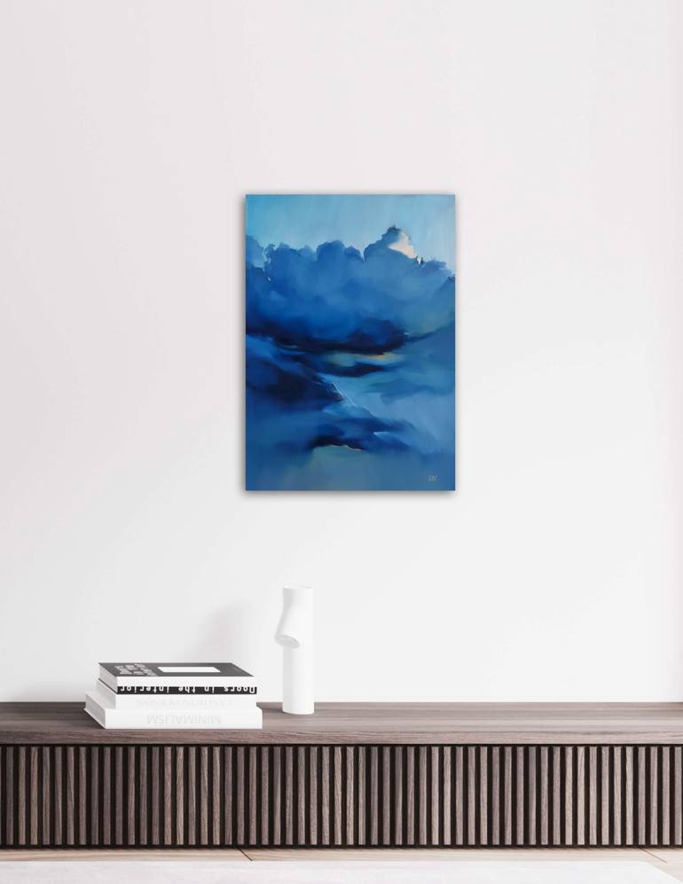 Sky scape Cloudscape Painting Painting by Ilze Ergle-Vanaga | Saatchi Art