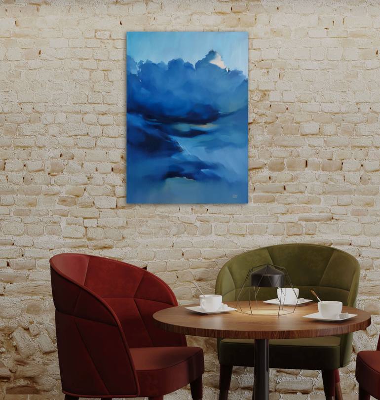 Sky scape Cloudscape Painting Painting by Ilze Ergle-Vanaga | Saatchi Art