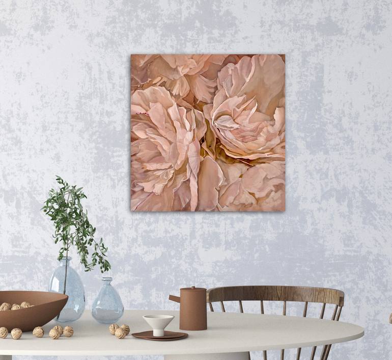 Peonies Painting by Ilze Ergle-Vanaga | Saatchi Art