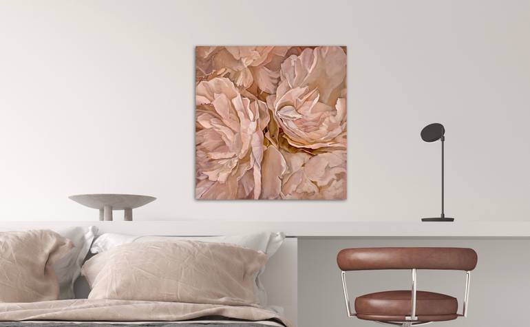 Peonies Painting by Ilze Ergle-Vanaga | Saatchi Art