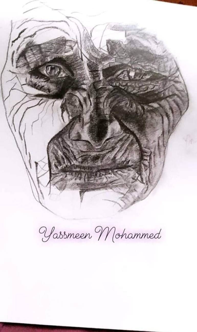 wrinkles Drawing by Y M | Saatchi Art