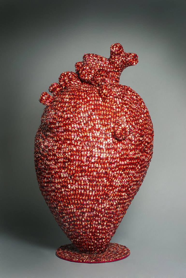 Heart of Corn Sculpture by Ismael Vargas | Saatchi Art