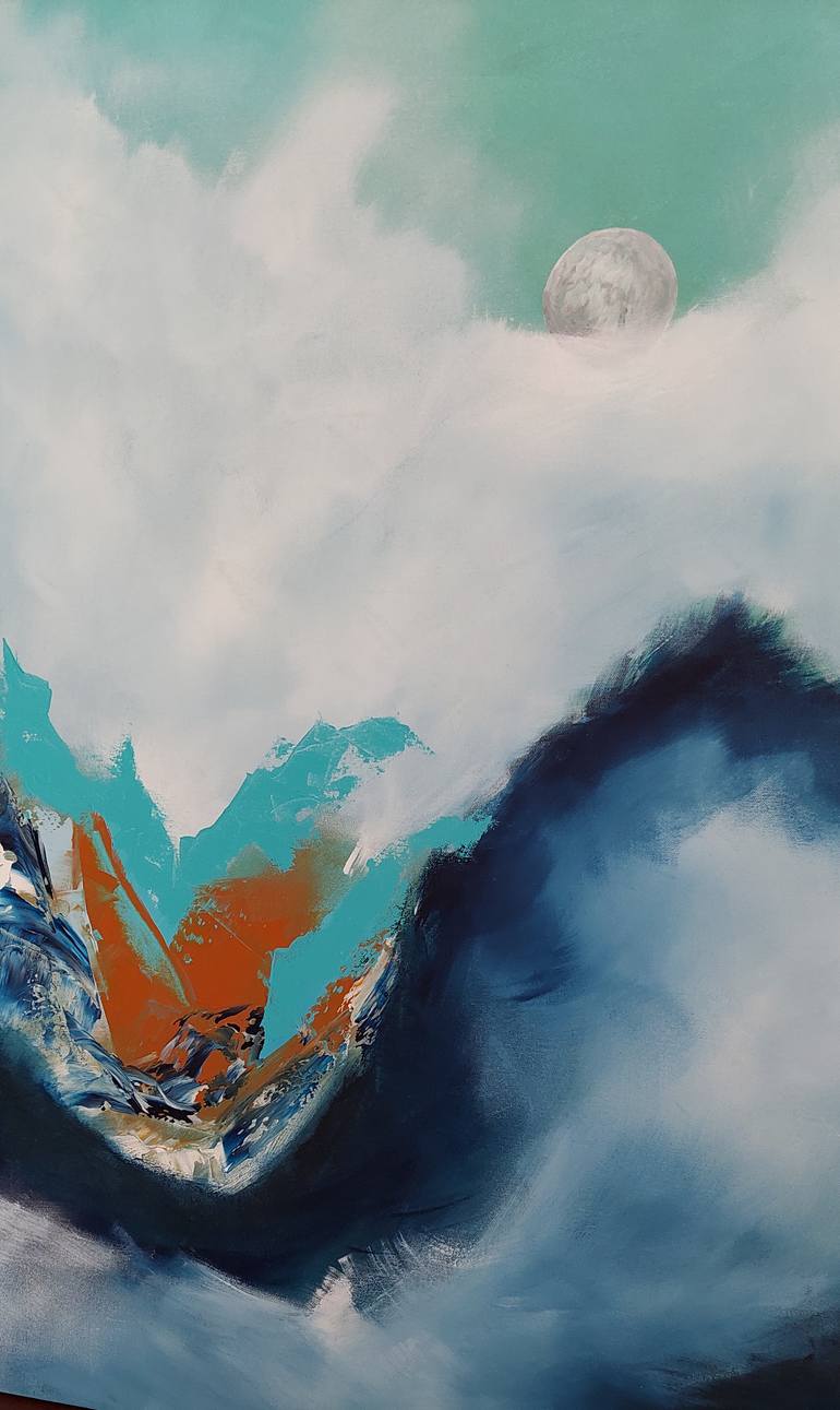 Earthling Painting by Stefan Carbonaro | Saatchi Art