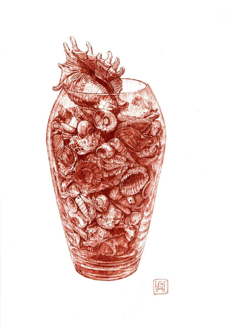 seafood Painting by Elena Didenko | Saatchi Art