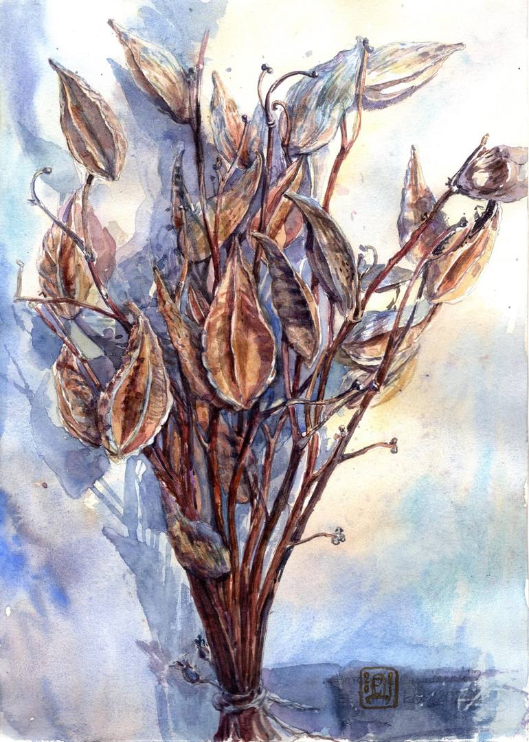 Syrian cotton wool Painting by Elena Didenko | Saatchi Art