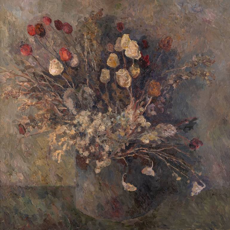 Roses Painting by Alexander Kostenko | Saatchi Art