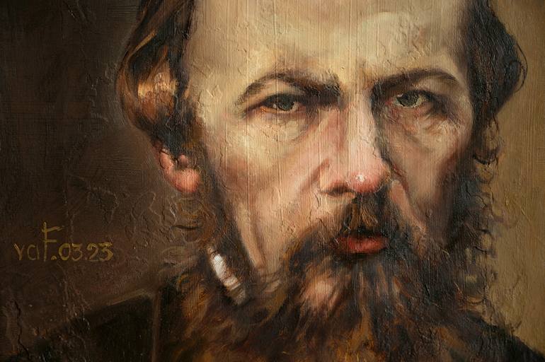 Dostoevsky Fyodor Painting by Valery Filippov | Saatchi Art
