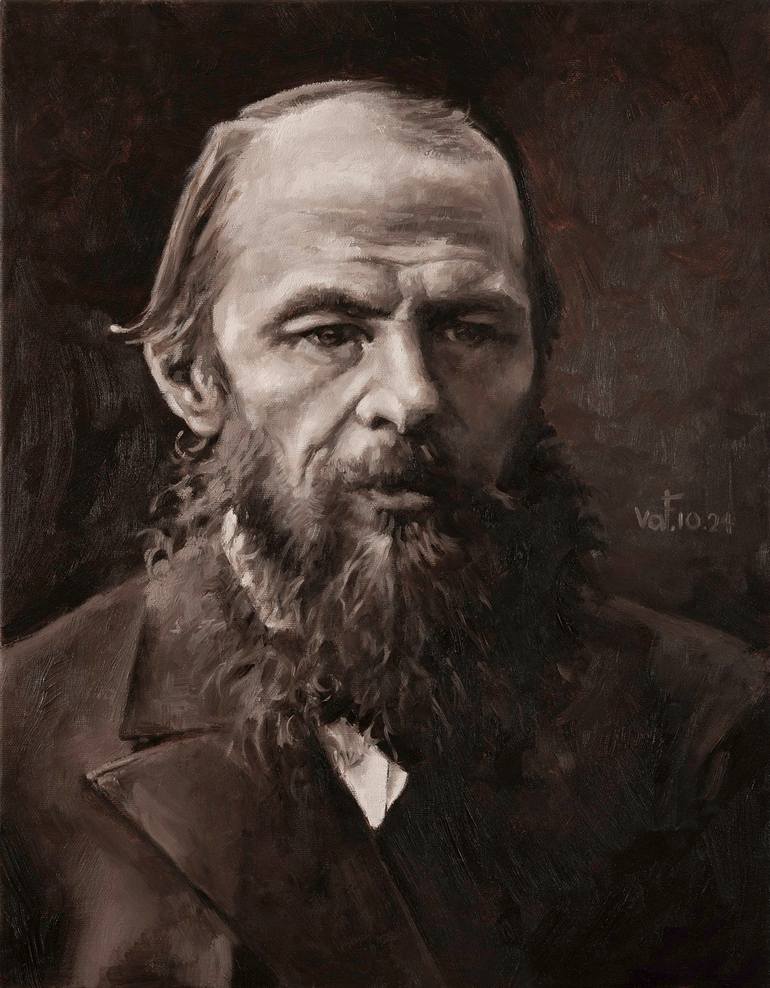 Fyodor M. Dostoevsky Painting by Valery Filippov | Saatchi Art Canada