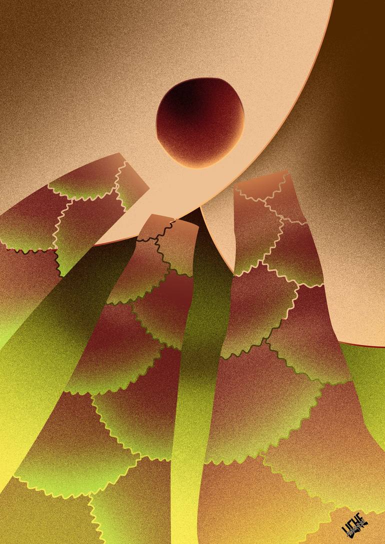 Efulefu (Saboteurs) Mixed Media by Uchenna Akandu | Saatchi Art