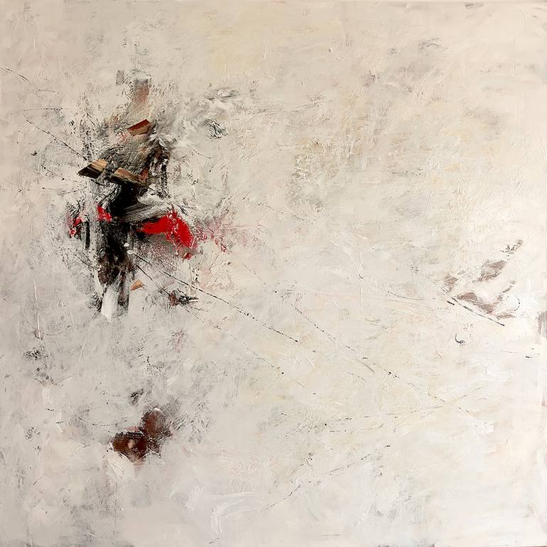 BEIGE VERTIGO Painting by Serhii Sakharov | Saatchi Art