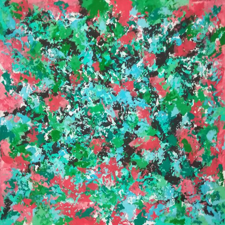 Insight, explosion of emotions, happiness. Painting by Elen Style Art ...