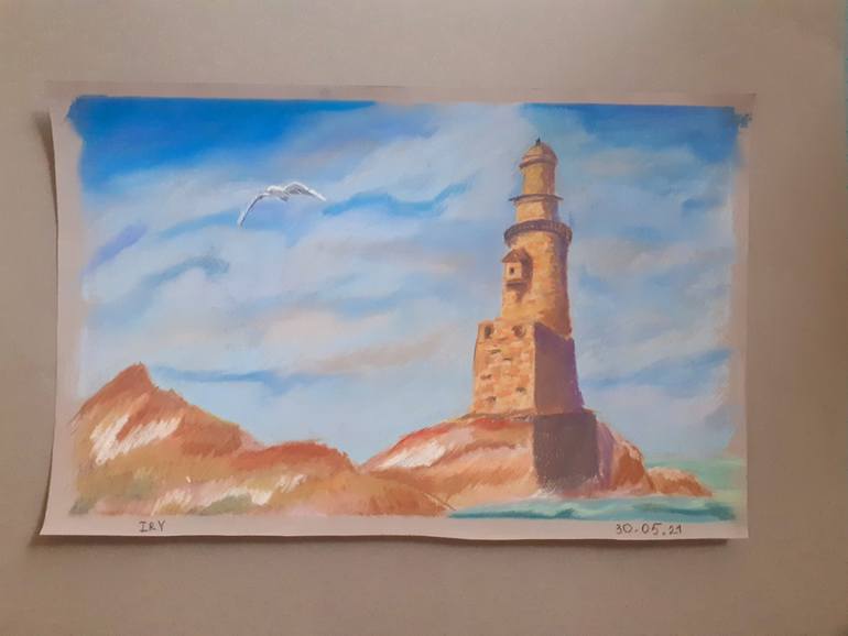 The Beacon Drawing by Iryna Zhyrun | Saatchi Art