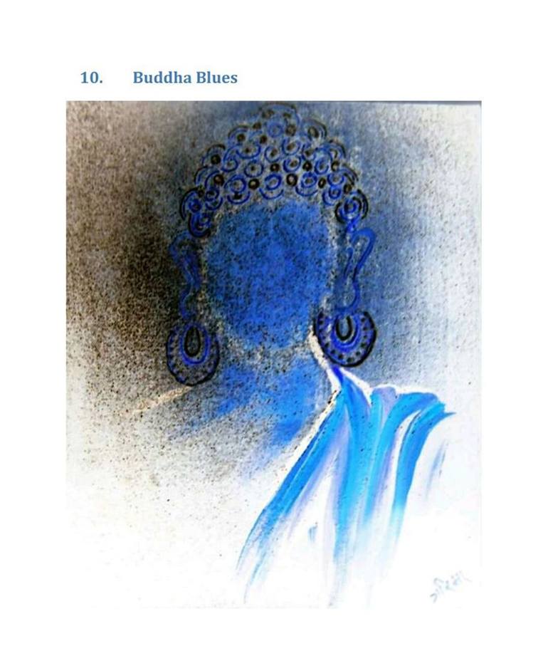Buddha Blues Painting by Garima Gautam | Saatchi Art