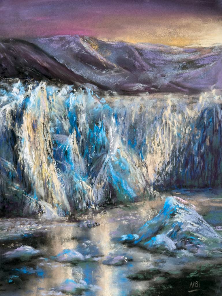 Eternal Ice of Patagonia Painting by Nadia Bedei | Saatchi Art
