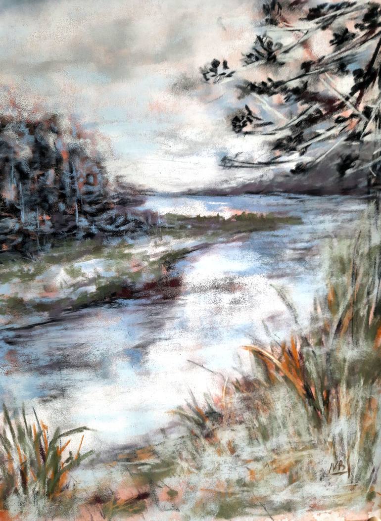 Series Reflection. №1 Painting by Nadia Bedei | Saatchi Art