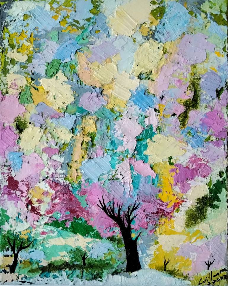 Spring Painting by Carolina Villagra-Roth | Saatchi Art