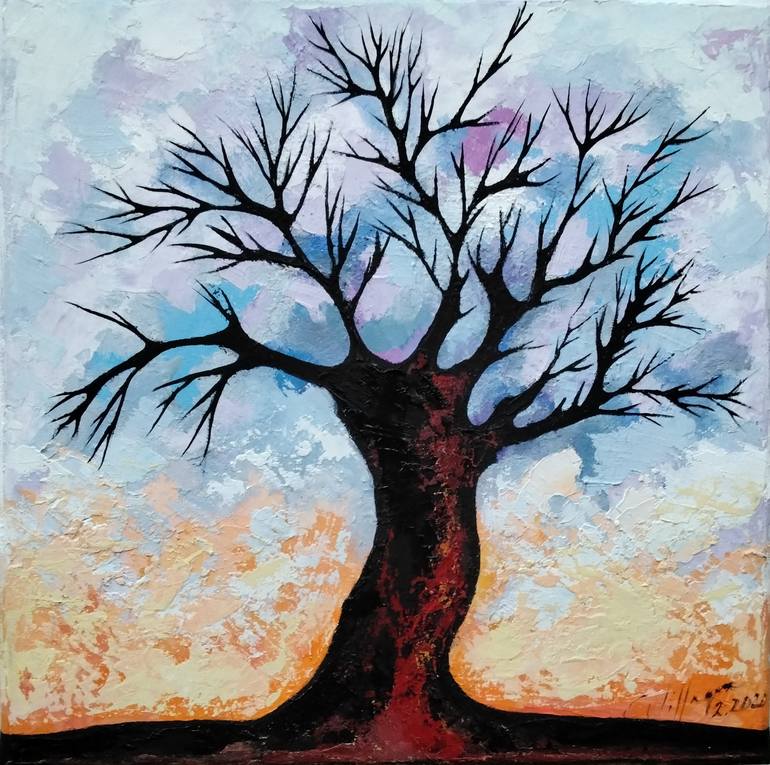 The wait Painting by Carolina Villagra-Roth | Saatchi Art