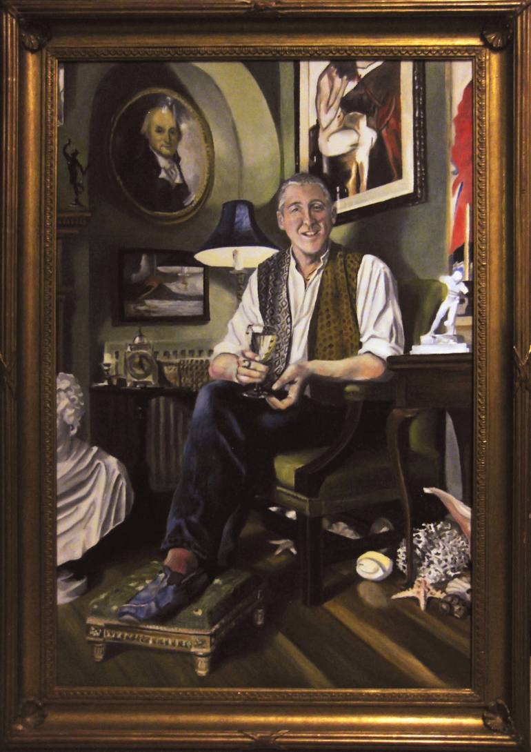 Portrait of Gerard Egan - SOLD Painting by Brian Dennis | Saatchi Art