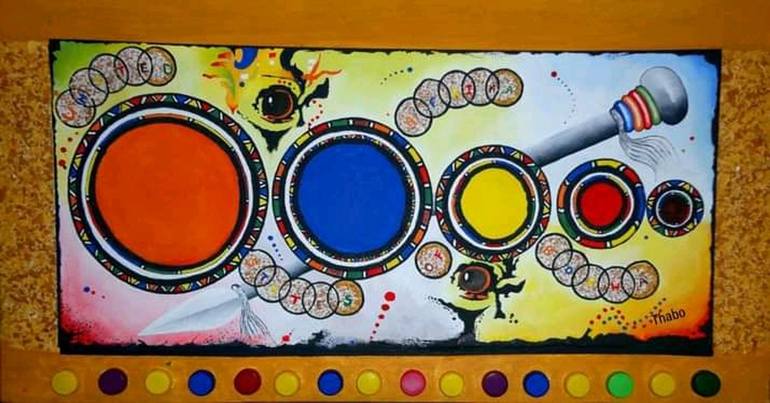 USIKO Painting by Thabo Nkosi | Saatchi Art