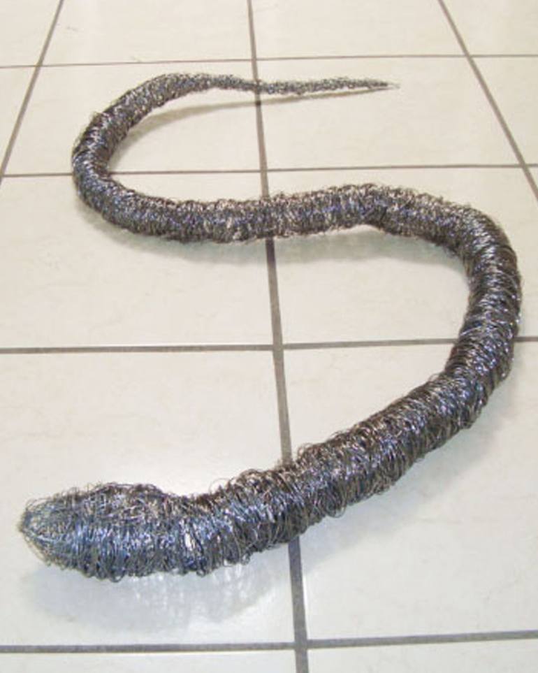 Wire Snake Sculpture by Jos Manuel Villasana | Saatchi Art