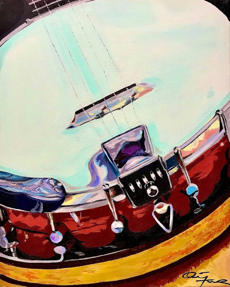 “Banjo” Painting by Quincey Turner | Saatchi Art