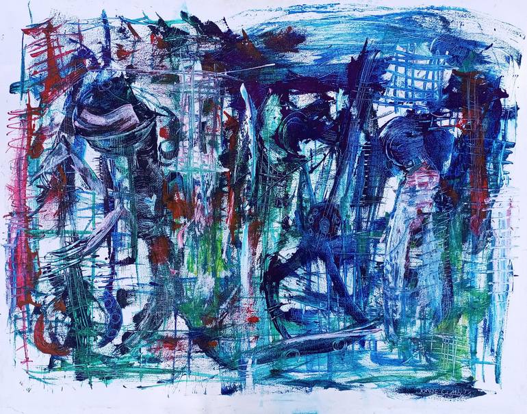 Anxiety abstract art, Best of abstract art, Home decor Painting by ...