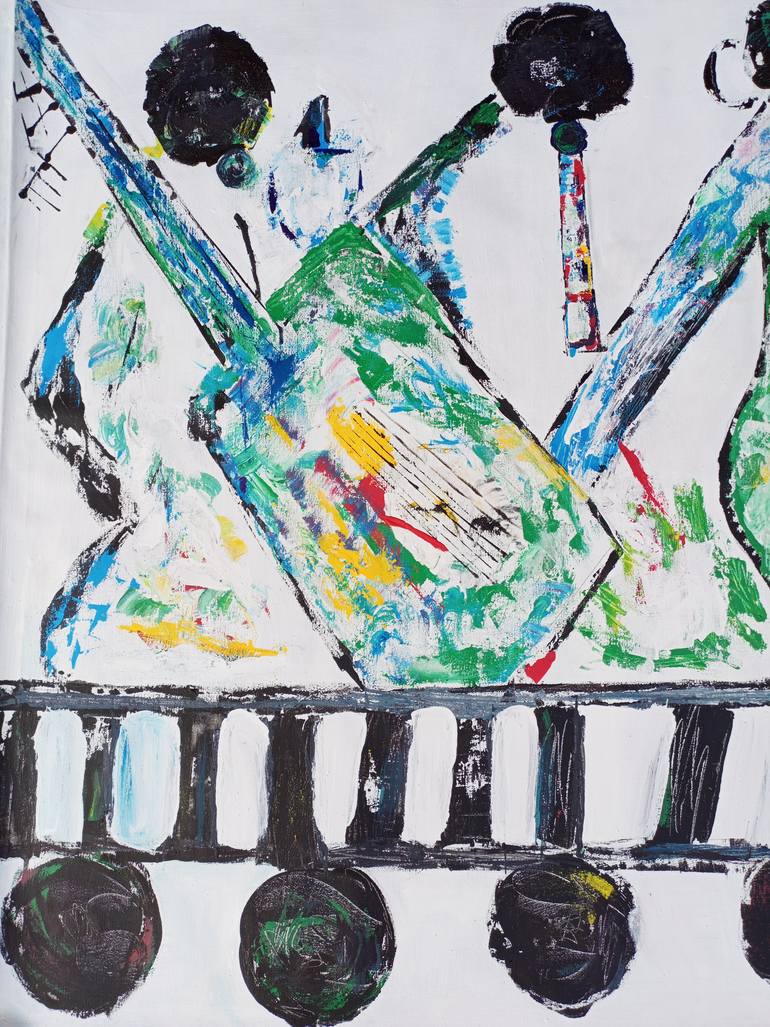 Musical orchestra painting, Paintings on canvas, Large abstract ...