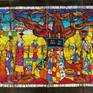 Back to school, African art, Wall art images, African Painting by ...