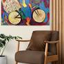 Woman on bicycle painting, Woman abstract art, Woman abstract Painting ...