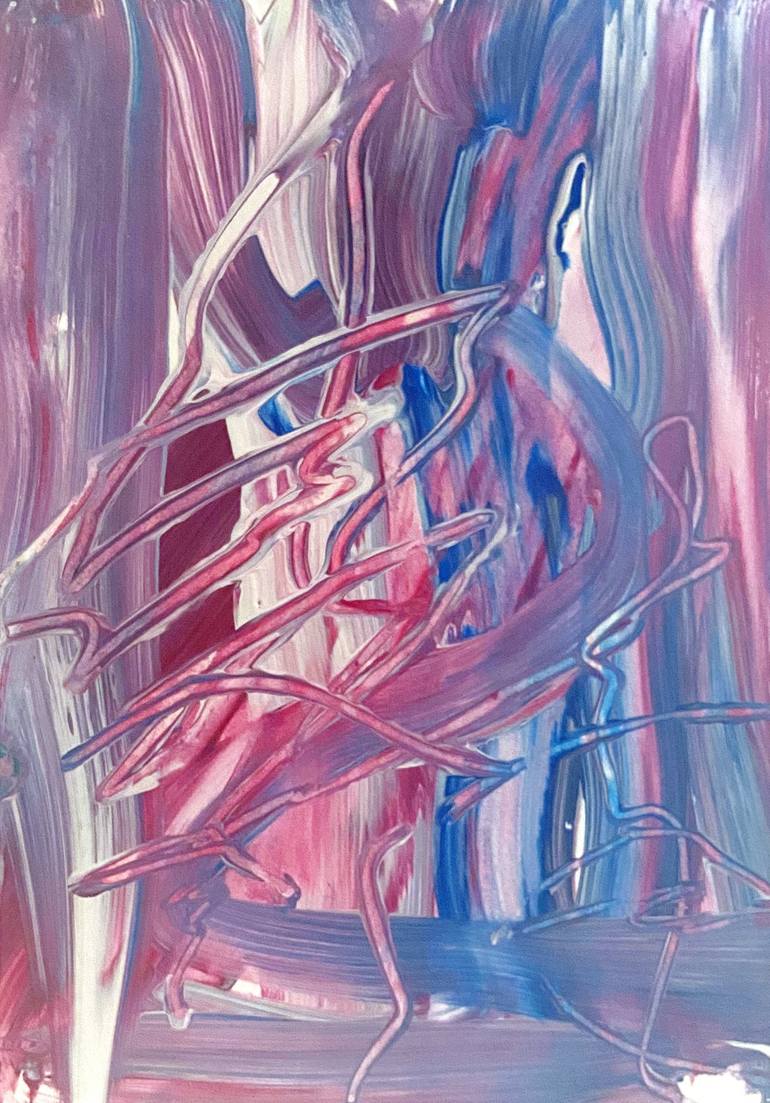 Uncertain, afraid? Dance with me Painting by Nicole Javorsky | Saatchi Art