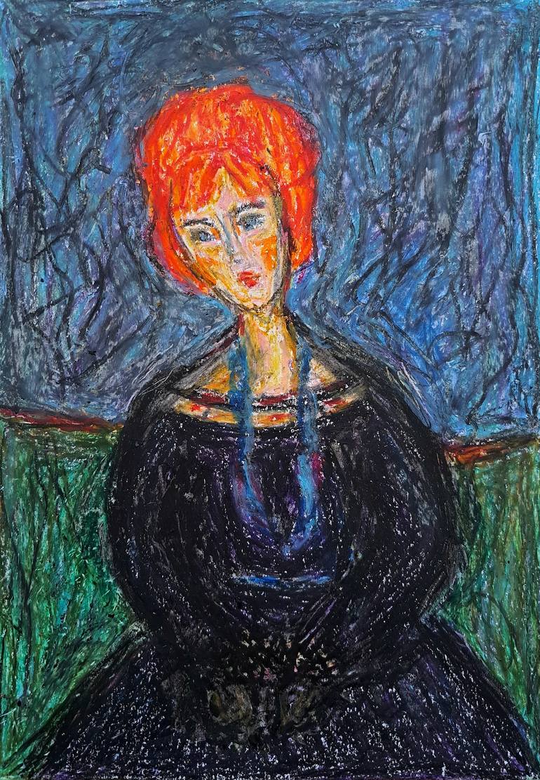 About Modigliani Painting by Cristina Nicolescu | Saatchi Art