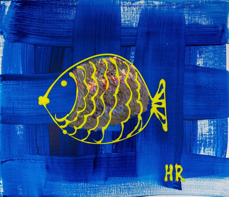 The Fishnet Painting by Hyera Lee | Saatchi Art