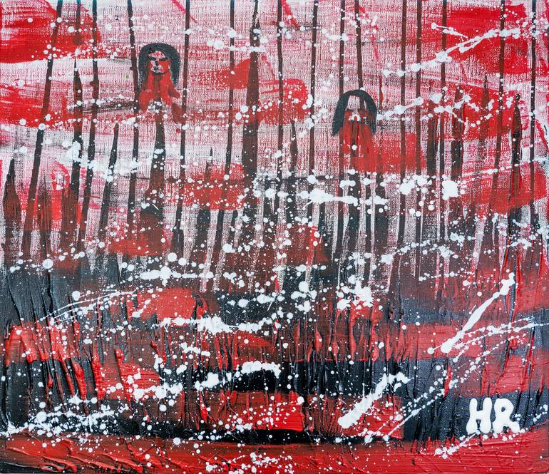 The Blood Wind Painting by Hyera Lee | Saatchi Art