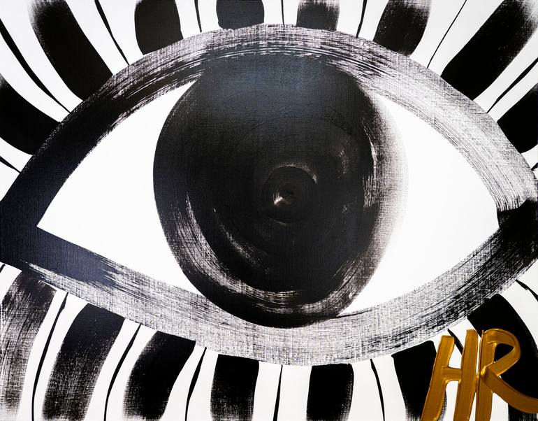 The Divine Eye Painting by Hyera Lee | Saatchi Art